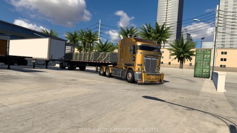 ATS - Kenworth K220 Truck V1.1 (1.55) - SGMODS - Simulator Games Mod